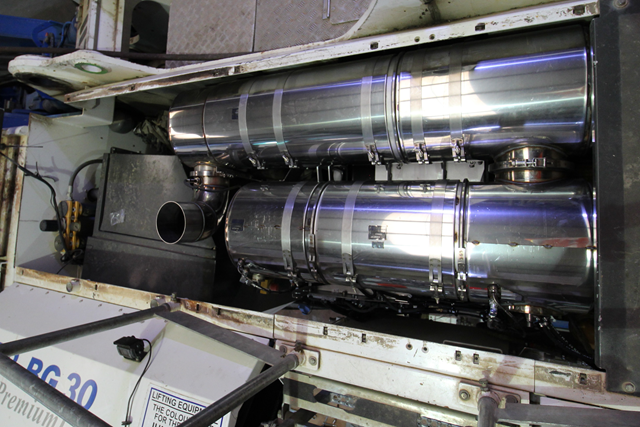 NRMM retrofit - Eminox EATS on piling rig