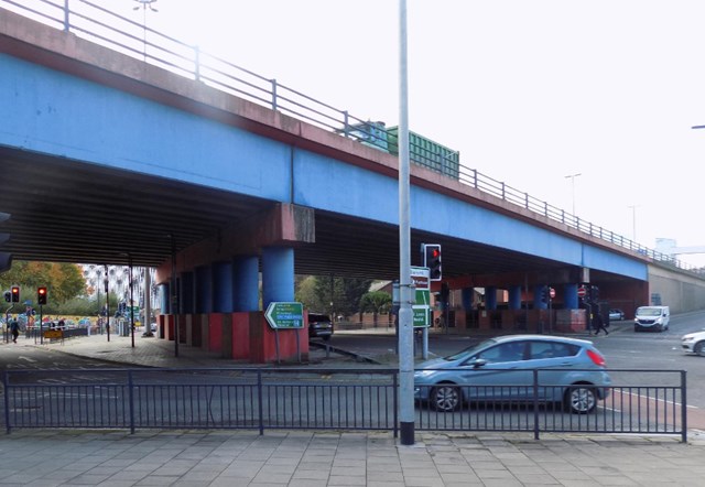 Regent Street Flyover and Inner Ring Road improvement works underway