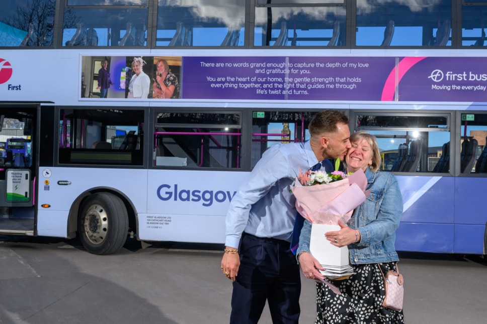 First Bus Mother's Day competition reveal 2 | First Bus UK News