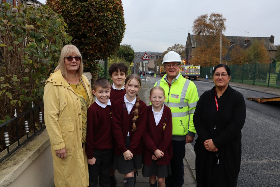 From left, Lesley Pemberton, with children from Benjamin Hargreaves ...