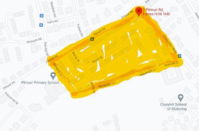 Forres gulls map | Moray Council News