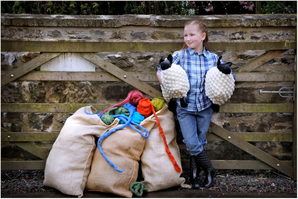 Beth Strange (aged 7) at the National Museum of Rural Life ahead of ...