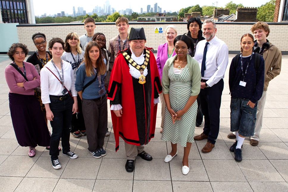 Caine, Shan-Jay, Keria, Taya, Ned, Alice, Dolapo, Noah, Cllr Heather ...