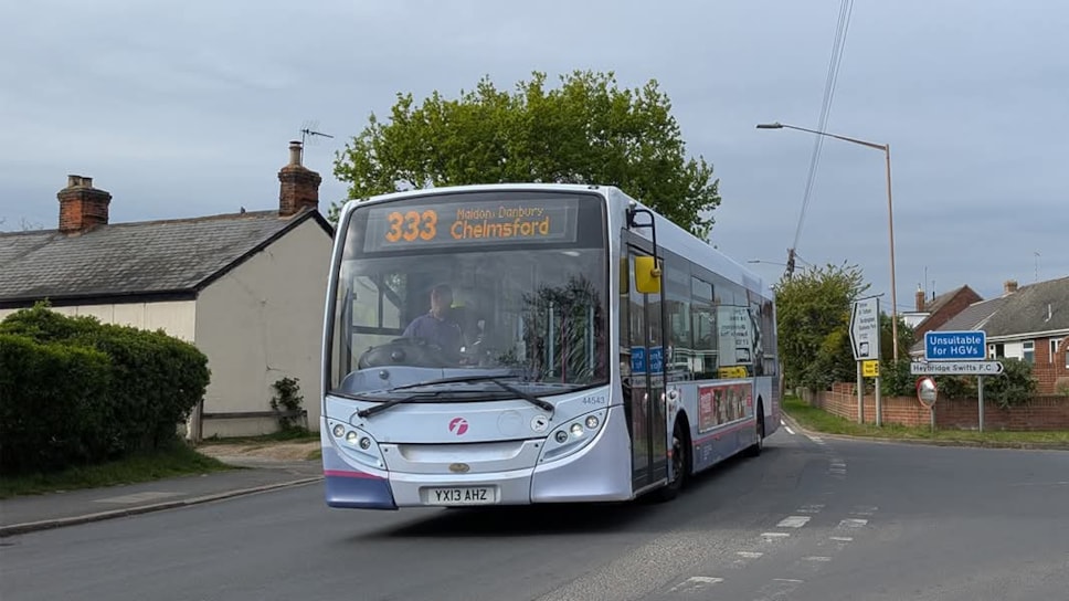 Maldon Bus Service 333 | First Bus UK News
