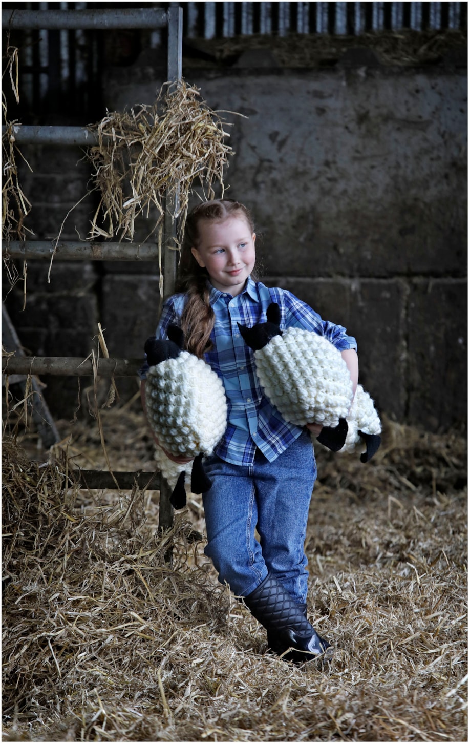 Beth Strange (aged 7) at the National Museum of Rural Life ahead of ...