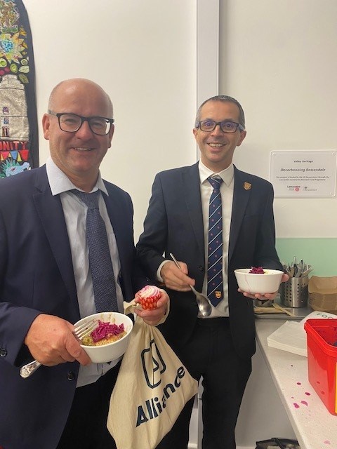 From left, Cllr Shaun Turner Cllr Aidy Riggott The Alliance launch