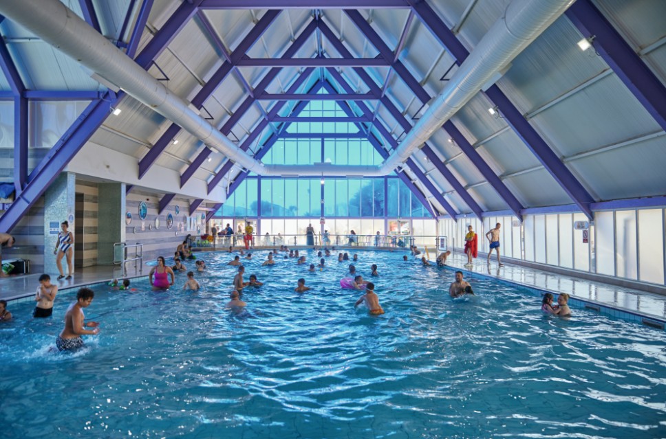 Indoor pool at Combe-3