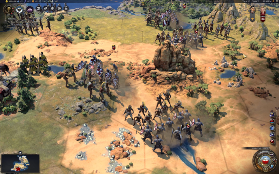 Civ VII Apple Arcade Edition Mac Screenshot 3 | 2K Newsroom