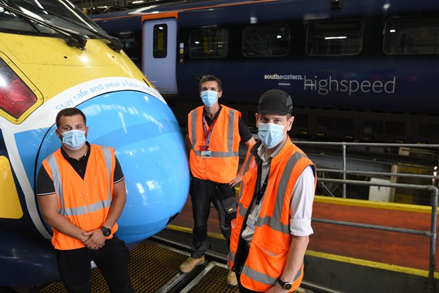 Southeastern unveils face mask artwork on High Speed service