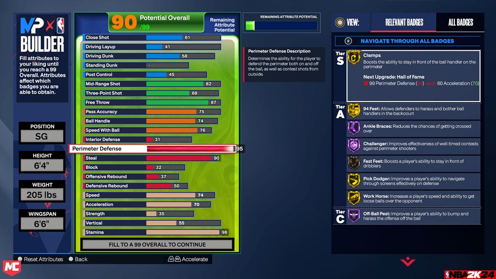 NBA 2K24 Badges MP Builder | 2K Newsroom