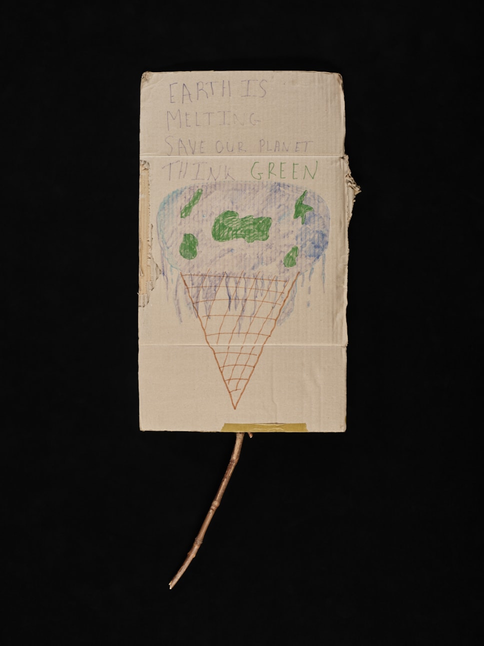 School Strike for Climate protest placard, created by Bridget aged 8 ...