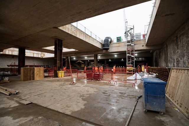 Construction progress at HS2's Old Oak Common Station 13