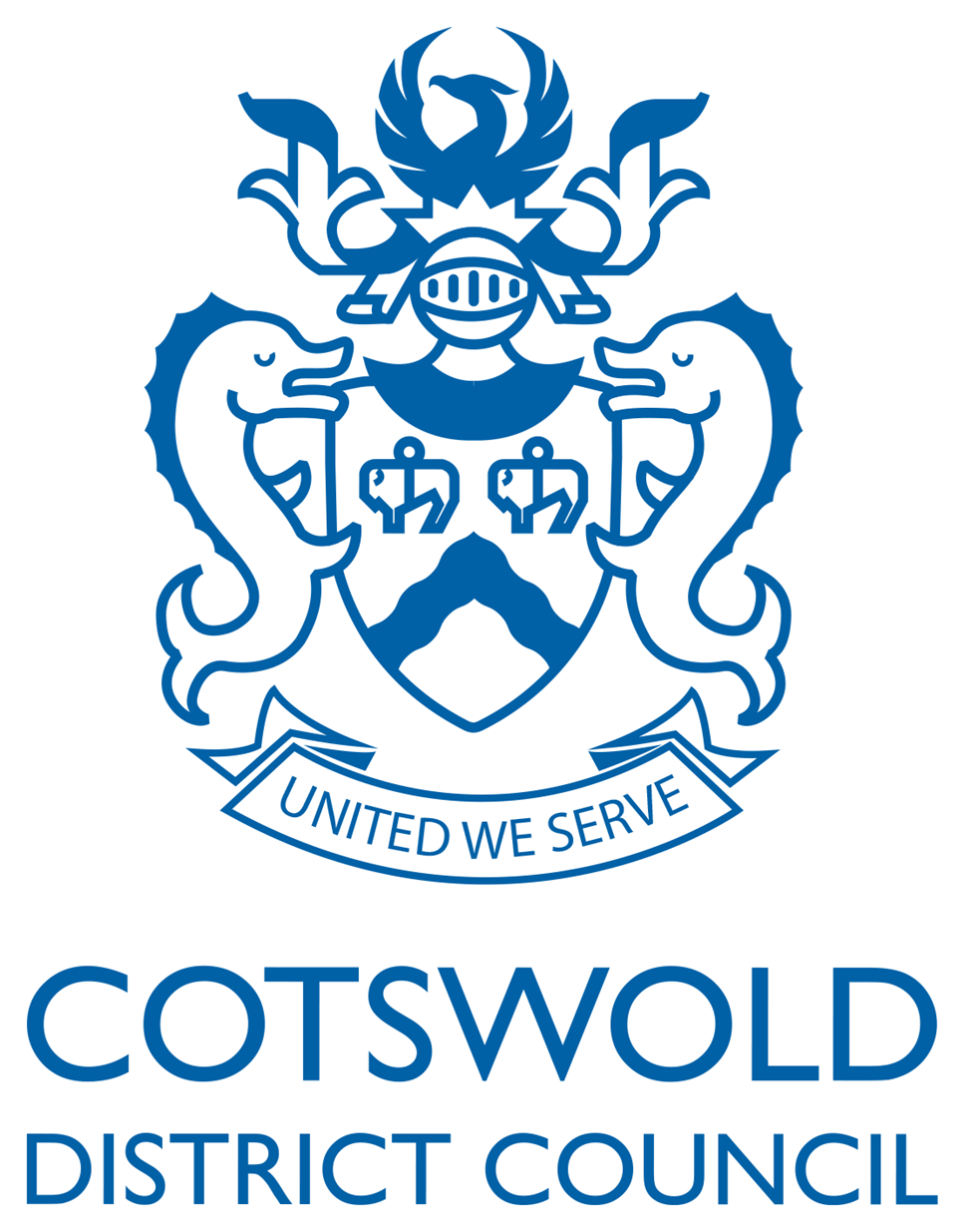 CDC Logo - Centred - Blue (white back) | Cotswold District Council News