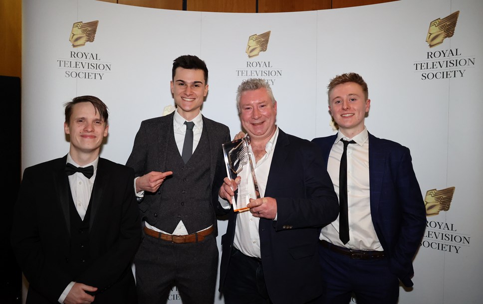 RTS_AWARDS_205 IoA group with Terry Abraham | University of Cumbria News