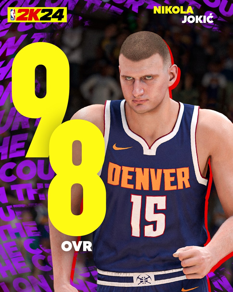 NBA 2K24 Ratings Reveal Jokic | 2K Newsroom