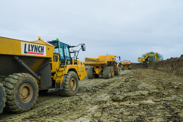 HS2 Calvert excavation work Sept 2022