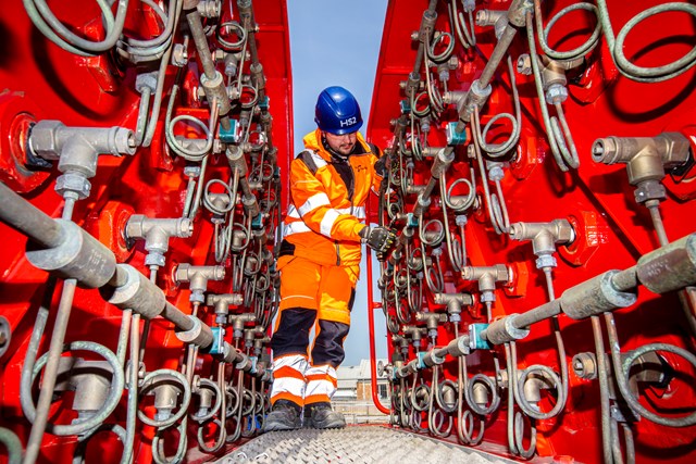 GeoPura representative checking valves