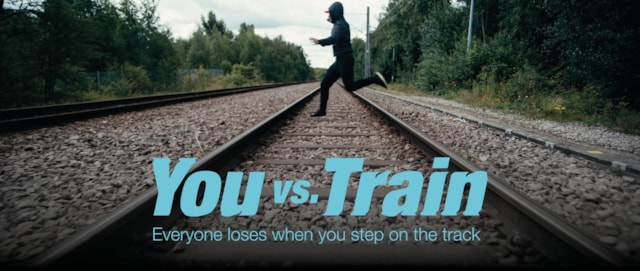 You vs Train Parallel Lines