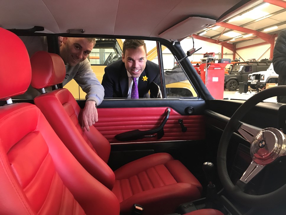 KS and Richard Morgan Founder Electric Classic Cars 2 | Welsh ...