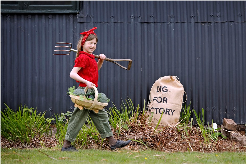 Dig for Victory at the National Museum of Flight, East Lothian. Photo ...