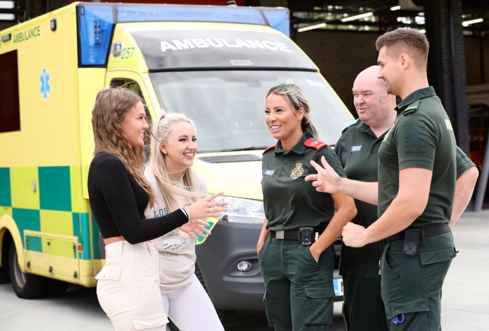 Tilly and Ellie reunion 3 | NE Ambulance Service News