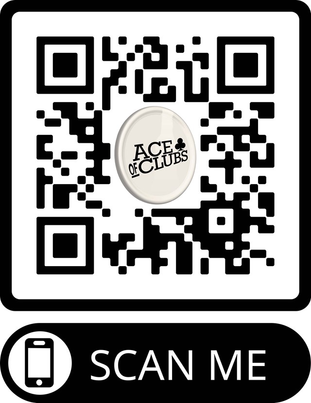 Ace of Clubs donation QR code