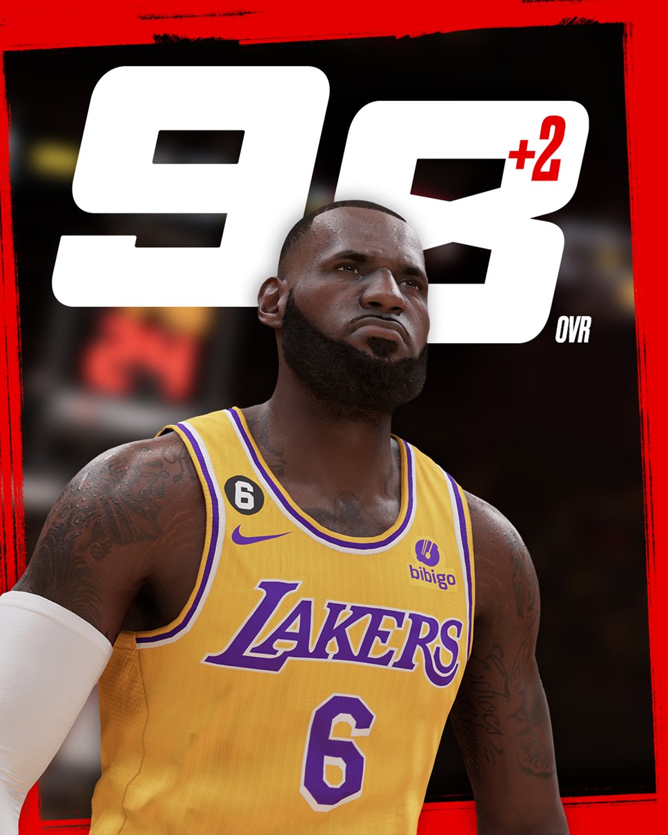 NBA 2K23 RATINGS LEBRON JAMES | 2K Newsroom