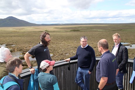 UK Government Minister Iain Stewart MP meets members of The Flow ...