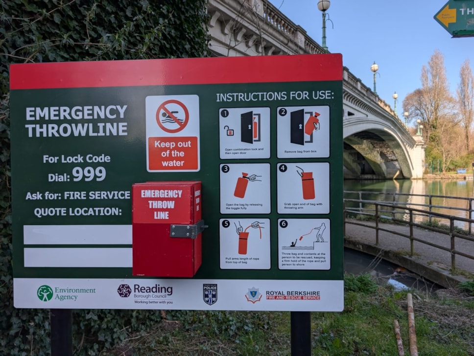 Reading Bridge Throw line-2 | Reading Borough Council News