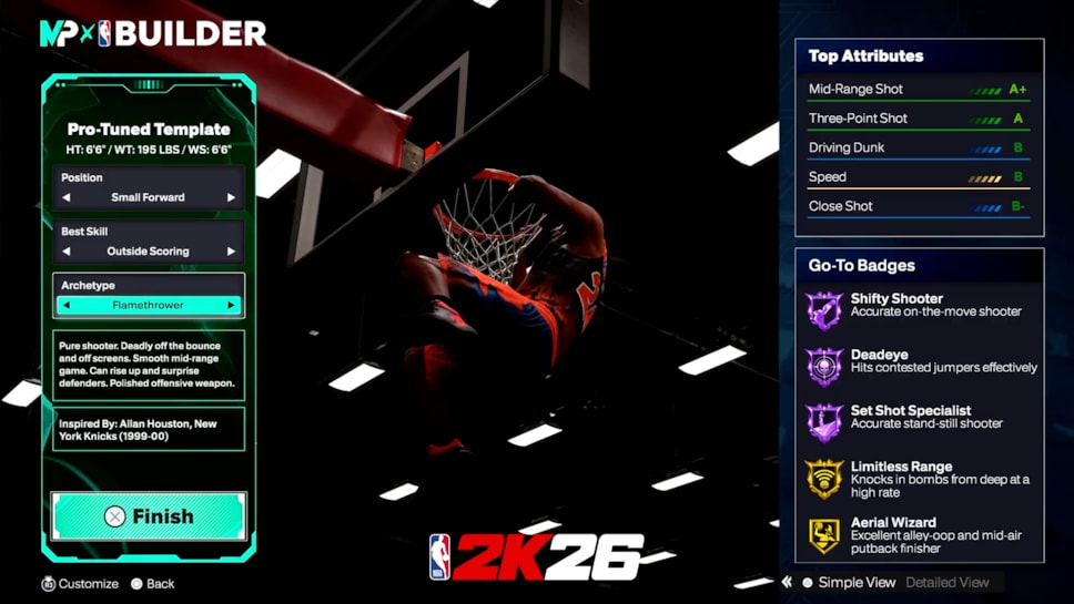 NBA 2K26 MyPLAYER Builder Archetypes | 2K Newsroom