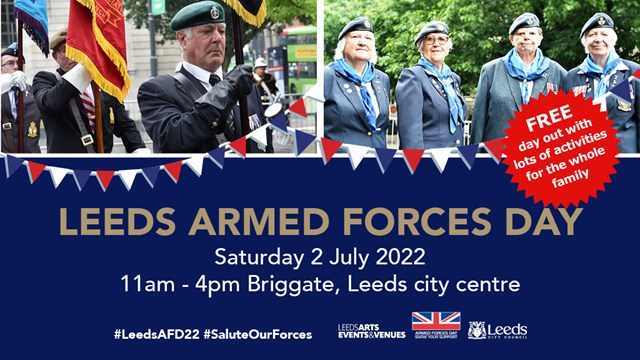 Leeds Armed Forces Day to be marked by a day of festivities and excitement