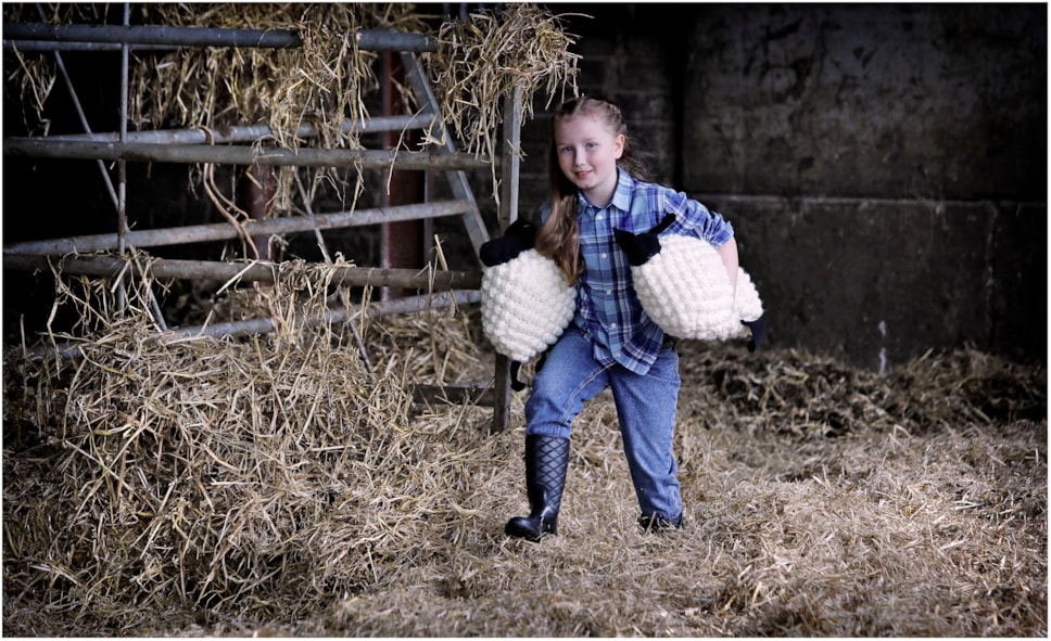 Beth Strange (aged 7) at the National Museum of Rural Life ahead of ...