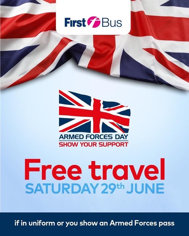 Armed Forces Day poster | First Bus UK News