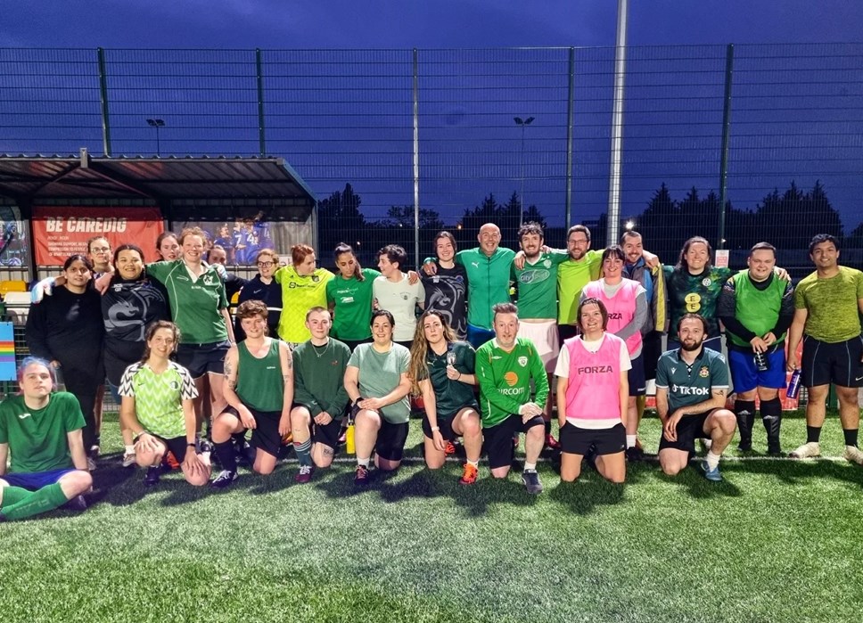 Cardiff Dragons FC - Credit Charlotte Galloway | Welsh Government News