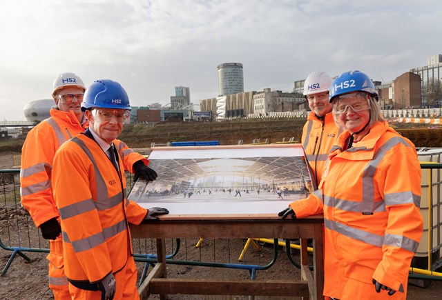 Celebrating the start of construction of HS2's Curzon Street Station in ...