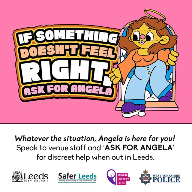 Daters in Leeds urged to ‘Ask for Angela’ if needed this Valentine’s Day