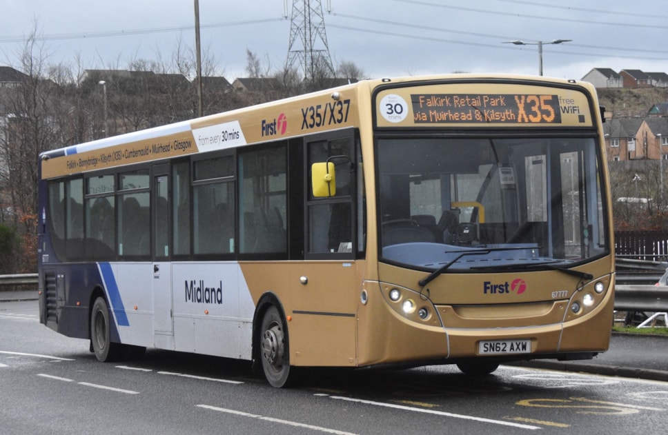 FIrst Scotland East's service X35 in Falkirk | First Bus UK News