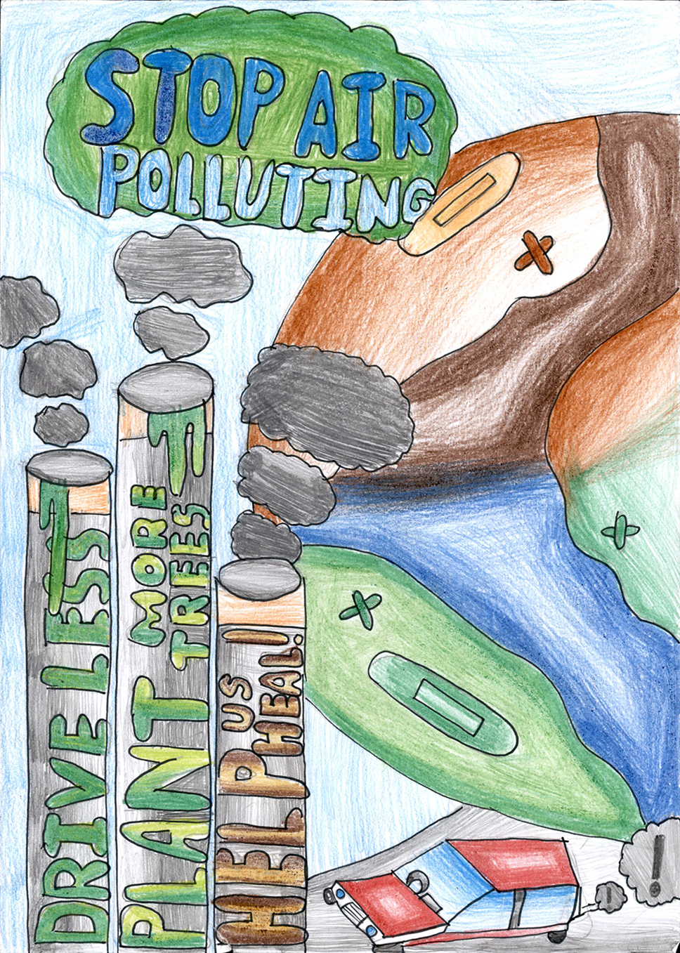 Clean Air Poster Winner | Reading Borough Council News