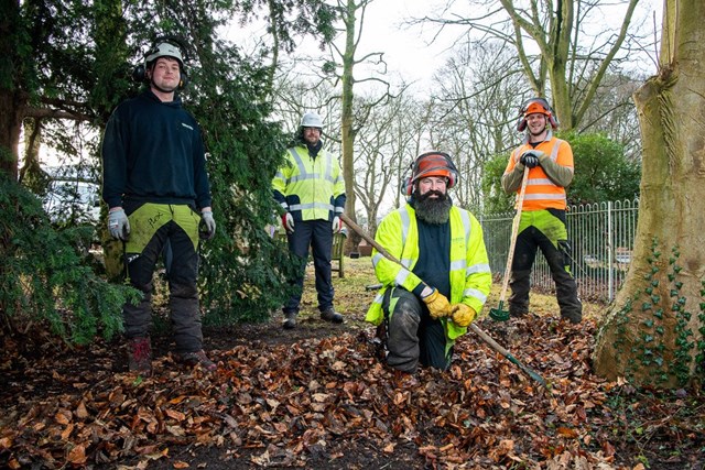 Engineers volunteer time to transform outdoor space