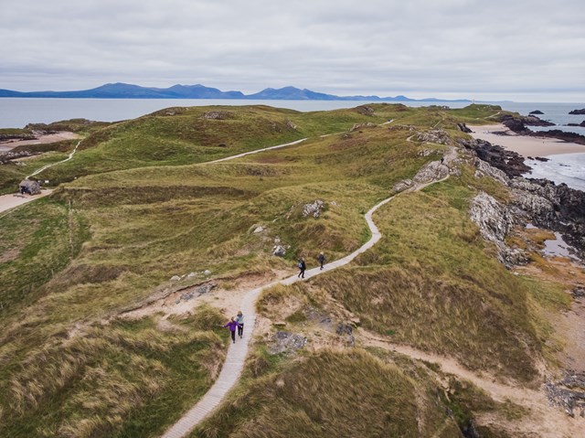 Wales Coast Path by train