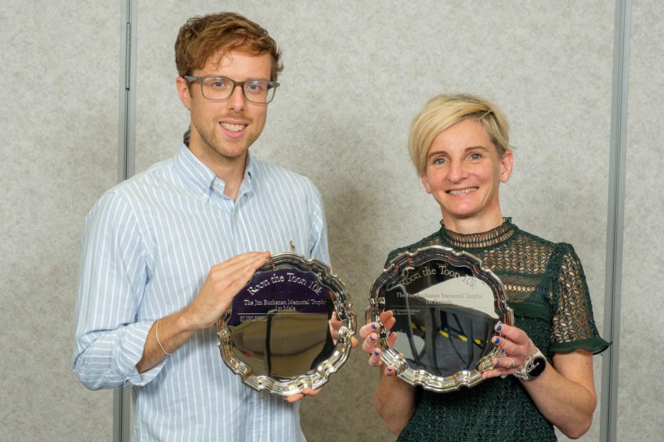 Our fastest employees Gail Henderson and Mark McCormack | East Ayrshire ...