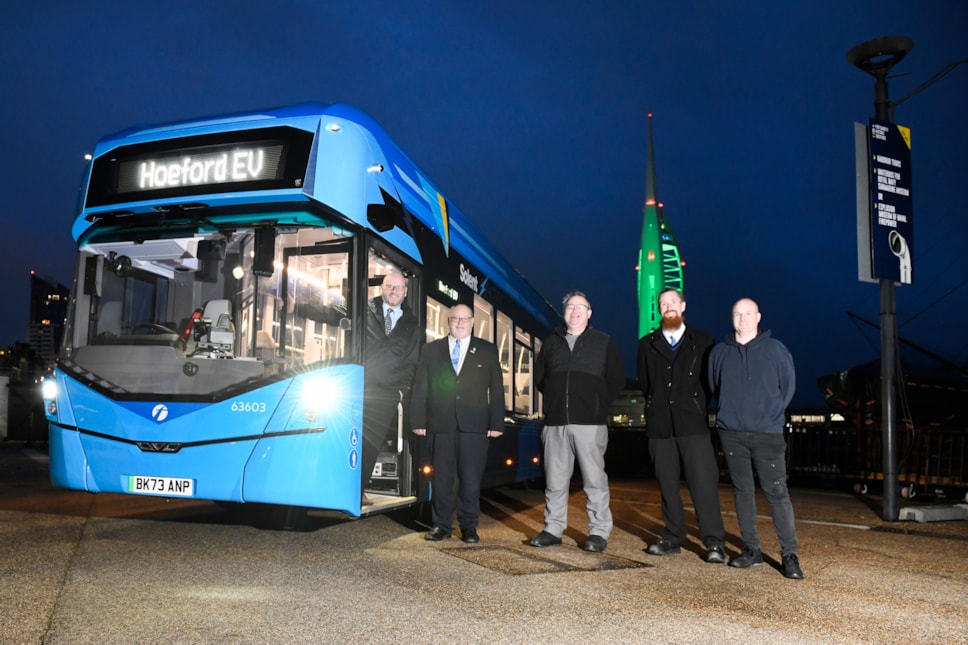 First Solent EV by Spinnaker Tower | First Bus UK News