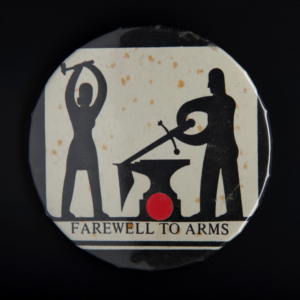 Protest badge, c.1980s Photo © National Museums Scotland (30 ...