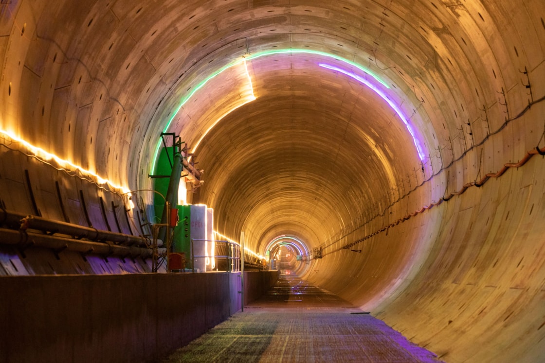 View inside HS2's Chiltern tunnel (August 2025) 1
