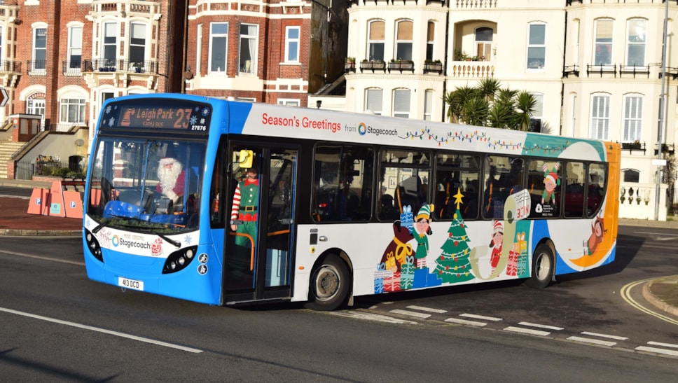 Santa bus Chicester | Stagecoach Group News for Media and Press