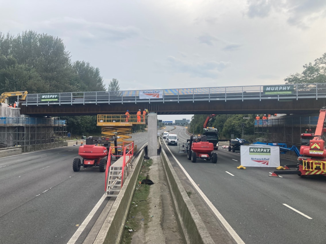 M62 bridge replacement - 3