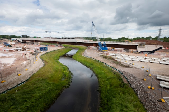 River Cole diversion and River Cole viaduct