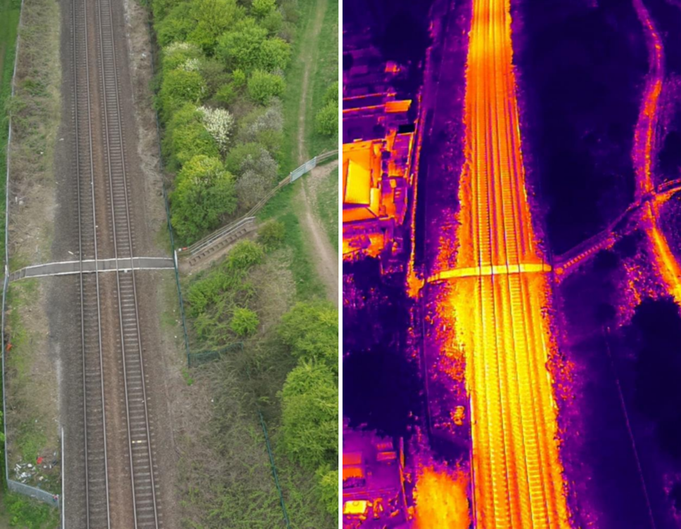 Drones with thermal imaging technology have been used to locate ...