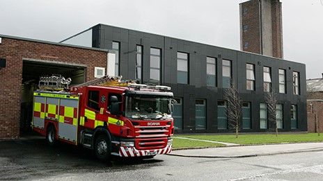Mitie improvement to Castlemilk Community Fire Station