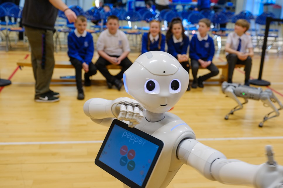 Pepper the robot | East Ayrshire Council News